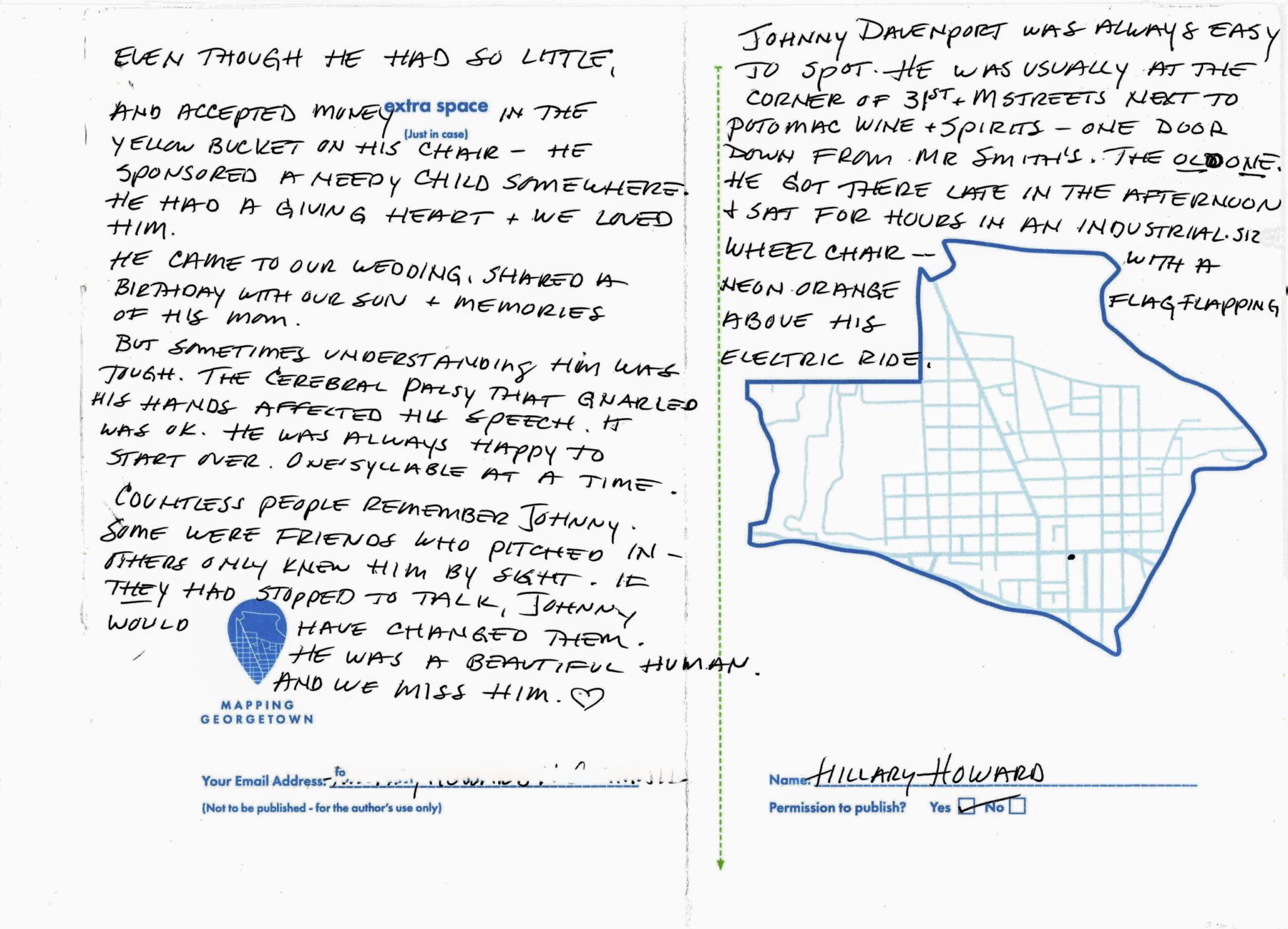 Mapping Georgetown: He Had a Giving Heart and We Loved Him | The ...