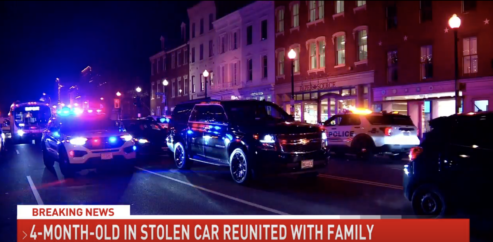 Crime: Baby Returned After Georgetown Car Theft; Armed Robbery at Sara ...